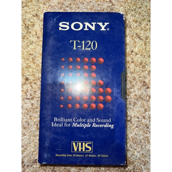 Media | Sony Es T12 Dynamicron Blank Vhs Tape | Poshmark